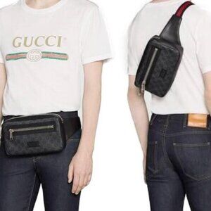 Gucci | Bags | Authentic Gucci Gg Supreme Sling Backpack Waist ...